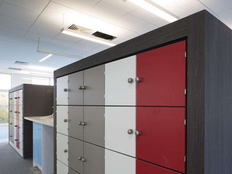 Spacestor | Lockers Centrepiece at Sysmex